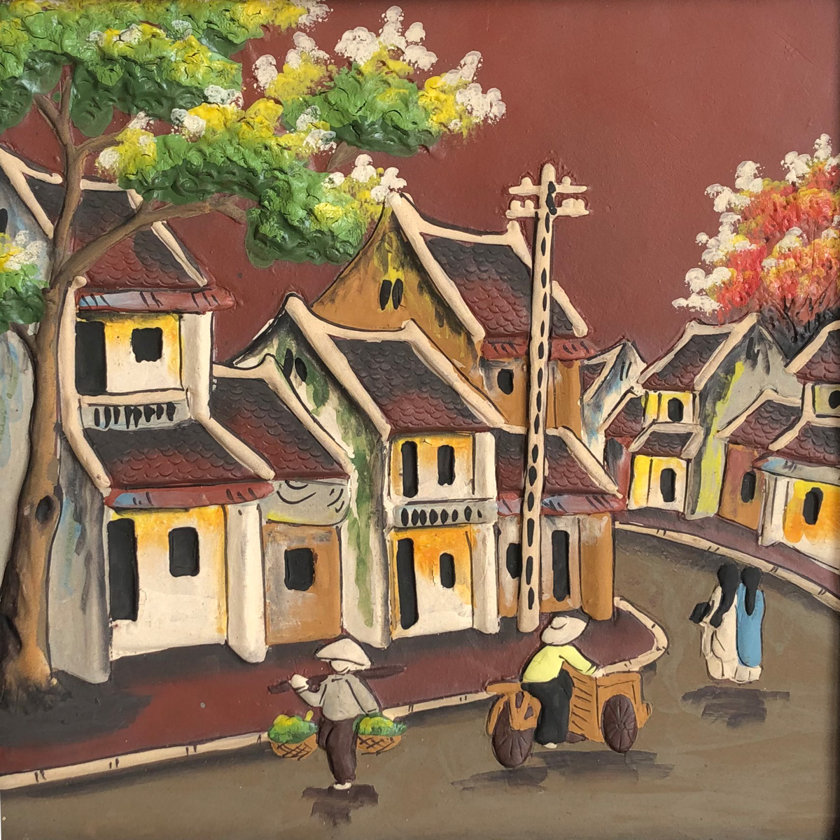 Tranh Gốm Bát Tràng - Hà Nội Phố ⋆ Tranh Gốm Bát Tràng Giá Rẻ